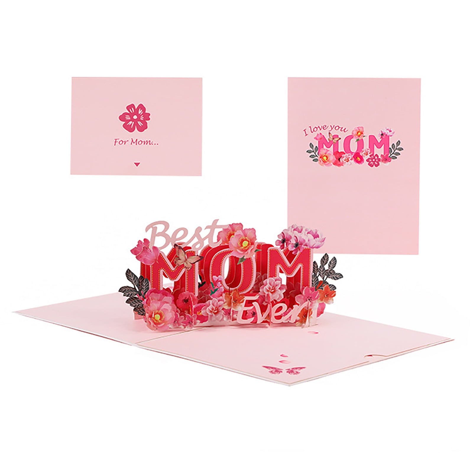 Asdomo Mother'S Day Greeting Card - 3d Pops Up Card For Mother, Happy ...