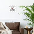 3drose, Married to a Hot Software Developer Typography Design, 10x10 ...