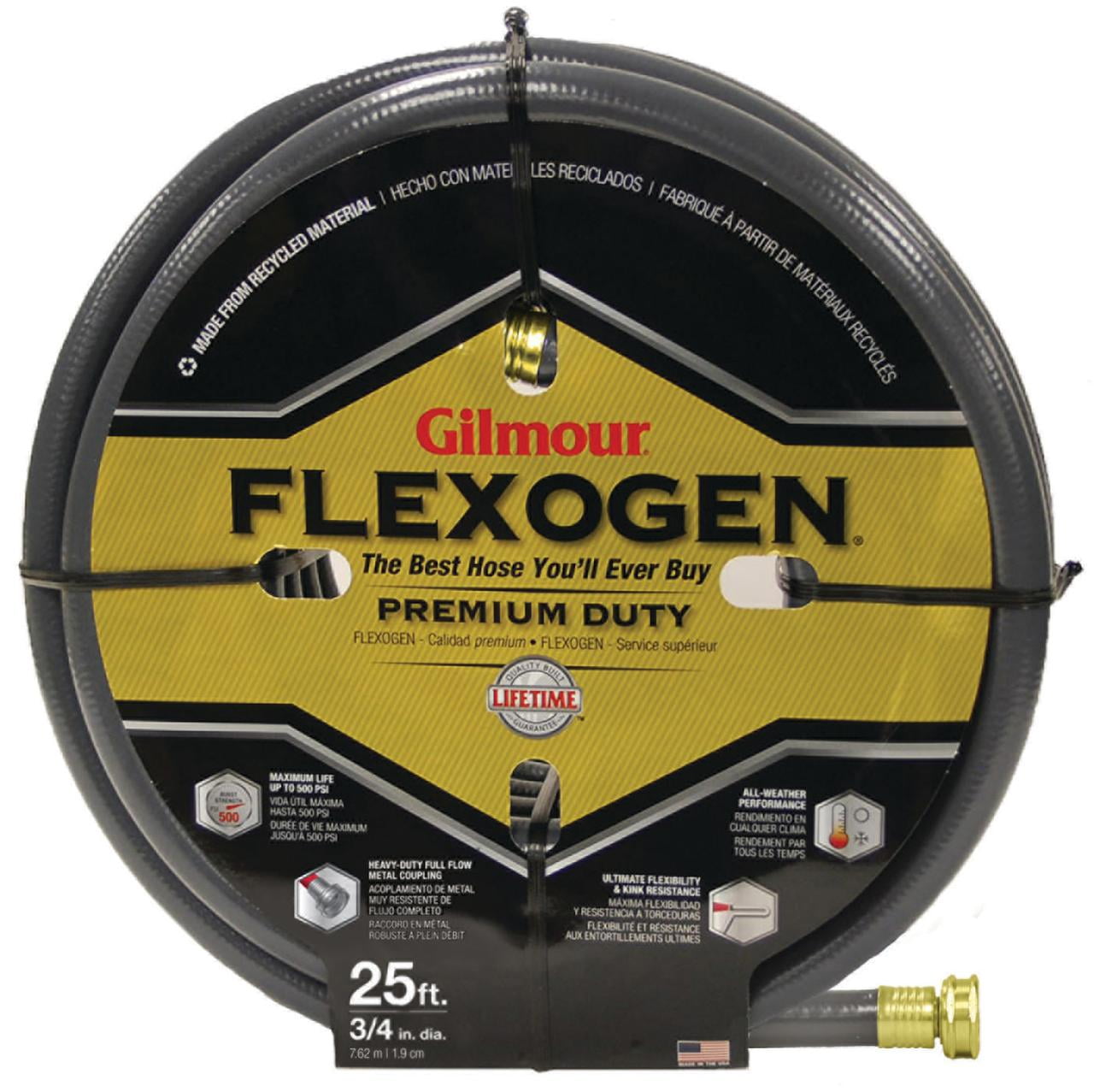 Gilmour 843251 1001 3 4 X 25 8 Ply Flexogen Premium Duty Garden Hose gilmour-843251-1001-3-4-x-25-8-ply-flexogen-premium-duty-garden-hose