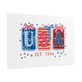 Affixzi USA Block Letters poster | Rolled Poster, Patriotic 4th of July ...