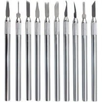 10 Pcs Wax Carvers Carving Knives Pottery Clay Sculpting Tool Set Steel Modeling Hand Tool ...