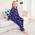 Blue Star Cozy Soft Long Sleeves Top and Pants 2 Piece Cool Pjs Pajamas ...