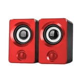 SUSUchens 1 Pair Computer Speaker USB Powered 3.5MM Plug Stereo Sound ...