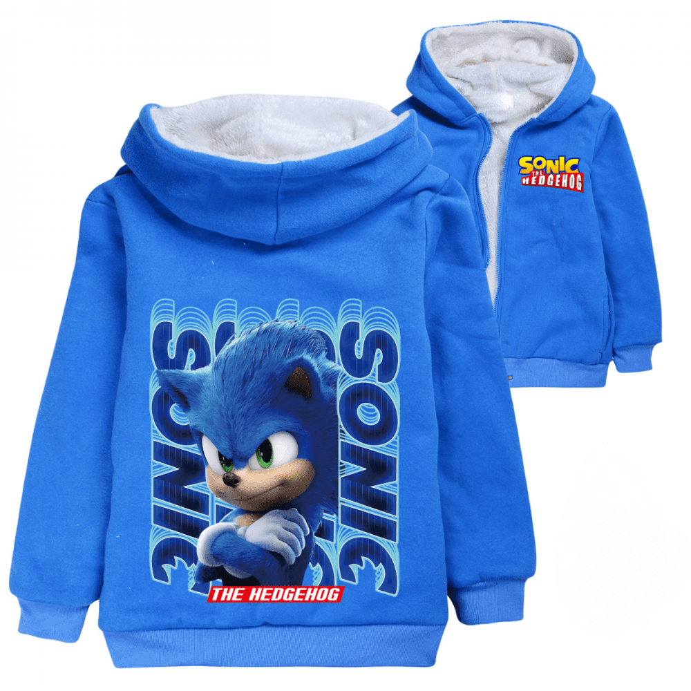 Click here for Quanty Sonic Zipper Jacket  Boys Girls Hoodie  Car... prices