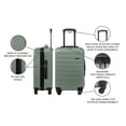 Jetstream 3 Pieces Carry-On Luggage Set for Airplane: Carry On Rolling ...