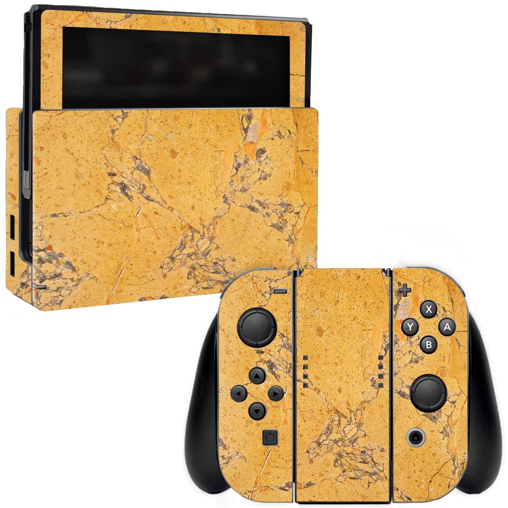 Skin Decal Wrap Compatible With Nintendo Switch Sticker Design Saffron ...