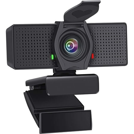 INVEKTRIX 1080P HD Webcam with Microphone & Privacy Cover, Full HD Web ...