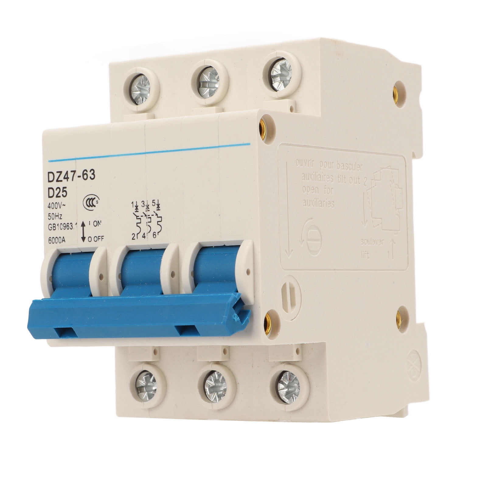 Disyuntor de riel DIN, disyuntor en miniatura, disyuntor de corriente de llama, disyuntor P ...