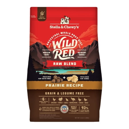 Stella & Chewy's Wild Red Dry Dog Food Raw Blend High Protein Grain ...