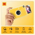 Kodak Printomatic+ Instant Print Digital Camera (Yellow) 10MP Portable ...