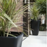 Step2 Bridgeview 26" Tall 2pk Black Square Indoor Outdoor Plastic ...