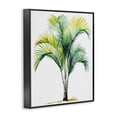 Stupell Industries Coastal Canopy Palm Tree Black Framed Giclee Art ...