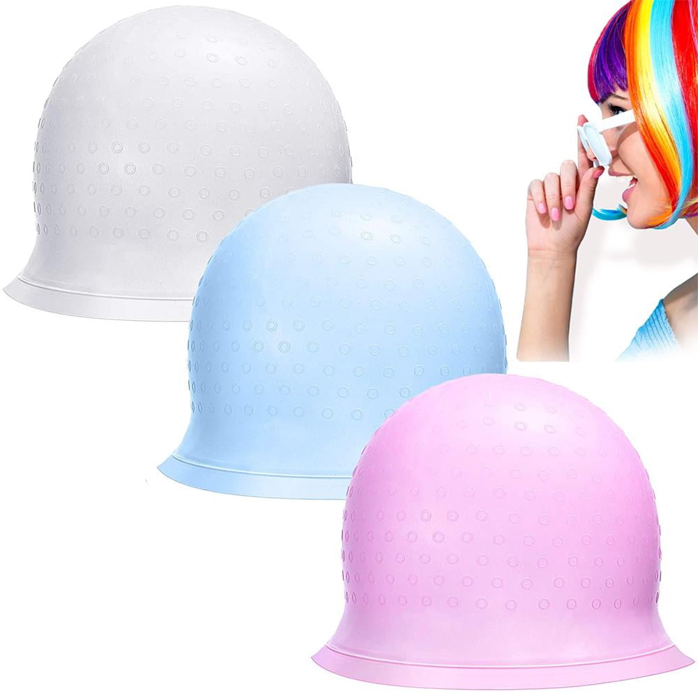 Yirtree Silicone Highlight Cap Reusable Highlight Hair Cap Salon Hair ...