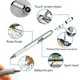 Multi-Tool Pen,6 in 1 Tool with Ballpoint Pen, Touch Screen Stylus ...