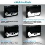 TORCHSTAR 4 Pack Solar Motion Lights, Wide Angle Security Lights, 270° Beam Angle - Walmart.com