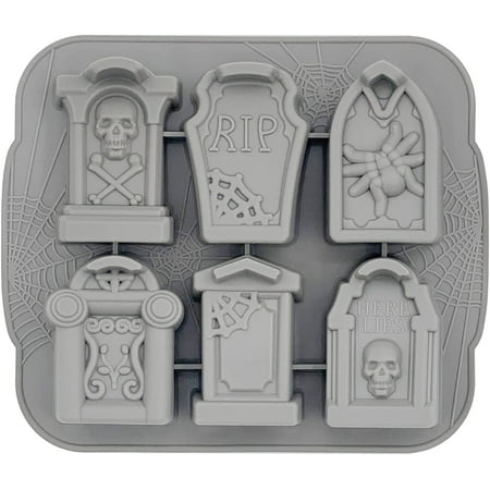 Tombstone Cakelet Pan Tombstone Shaped Mold RIP Gravestone Chocolate ...