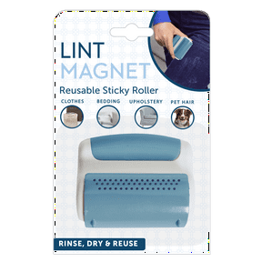 Sticky Master Washable & Reusable Lint Roller - 2 Piece Set - Walmart.com