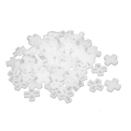Wall Floor Tile Plastic Cross Spacer 10mm White 100pcs | Walmart Canada