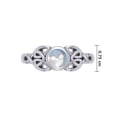 Celtic Rainbow Moonstone 925 Sterling Silver Ring Fine Ancestry ...