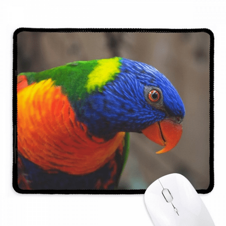 Pcture m Animal Parrot Mousepad Stitched Edge Mat Rubber Gang Pad ...