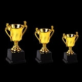 16cm Mini Award Trophy Plastic Prizes with Black Base for Kids Party ...