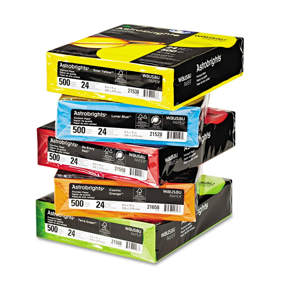 Color Paper Five Color Mixed Reams 24lb 8 1 2 X 11 5 Colors 2500 color-paper-five-color-mixed-reams-24lb-8-1-2-x-11-5-colors-2500