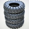 Forerunner Mars B Set of 4 ATV & UTV Mud Terrain Tires, 25x10.00-12 50F ...