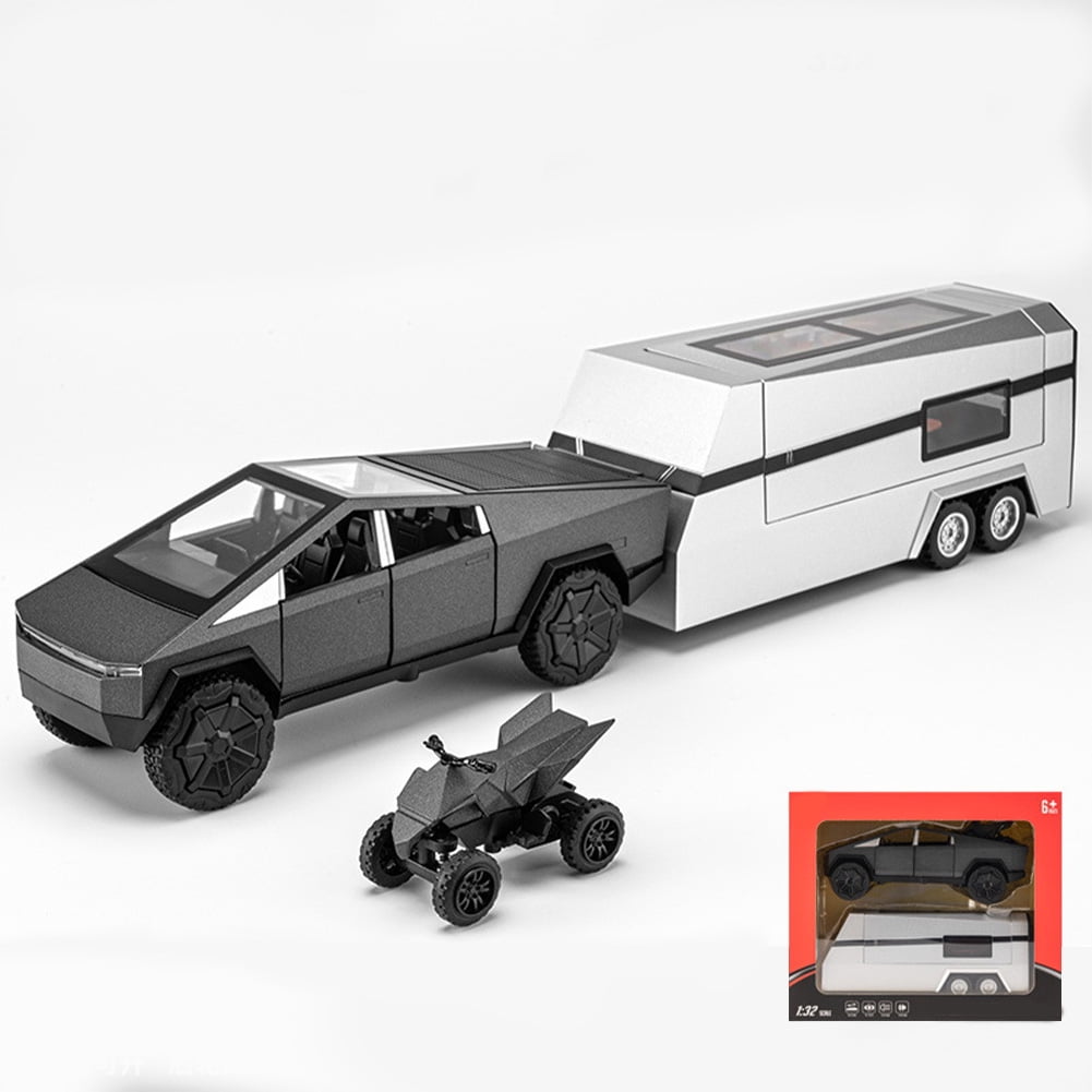 Click here for Royalbelle 1/32 Pickup Truck Toy Trailer Rv Model... prices