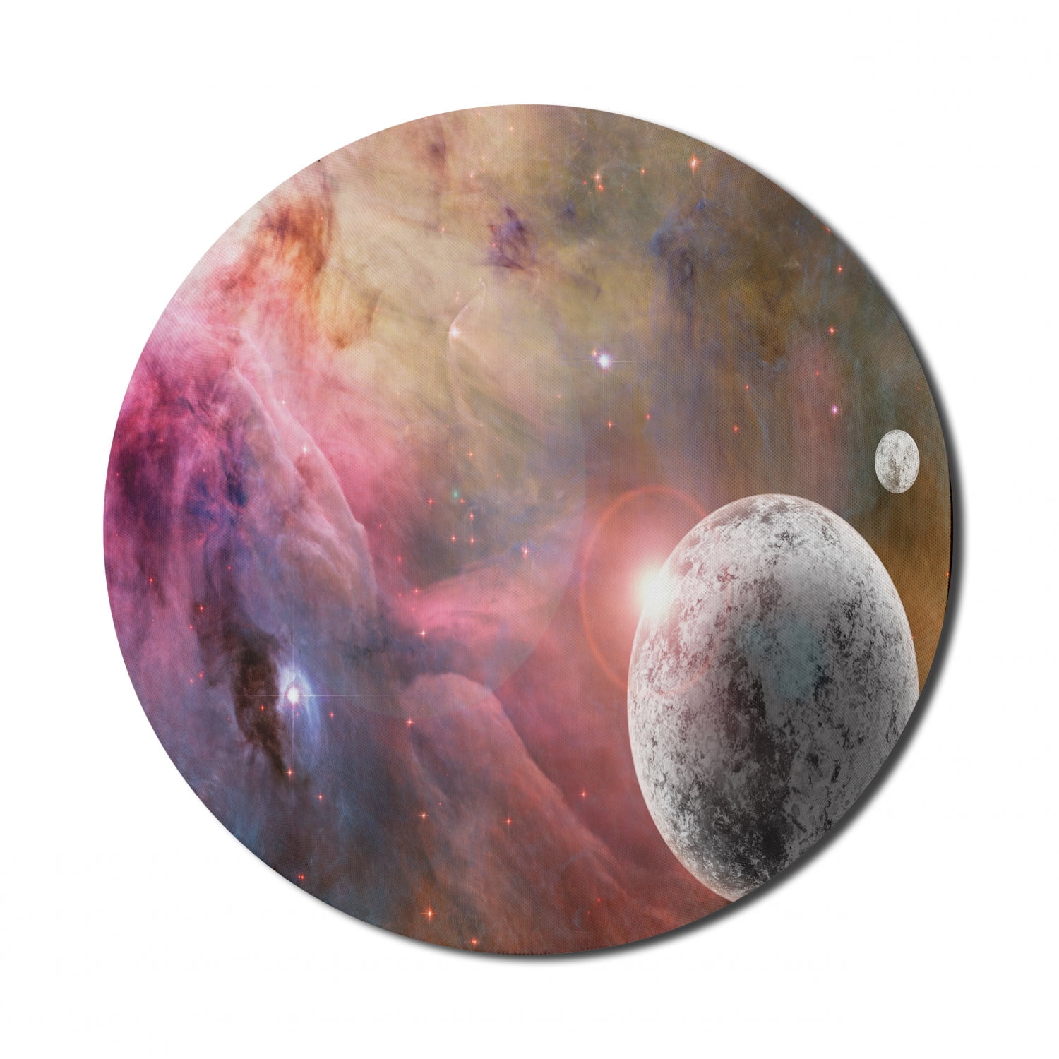 Outer Space Mouse Pad for Computers, Unknown Frozen Planet in a Star ...