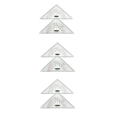 6x Chart Drawing Triangle Ruler for Drawing 300mm -Scale Triangle Ruler ...