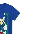Sega Boy's Sonic The Hedgehog T-shirt, Graphic Print Cartoon Sonic ...