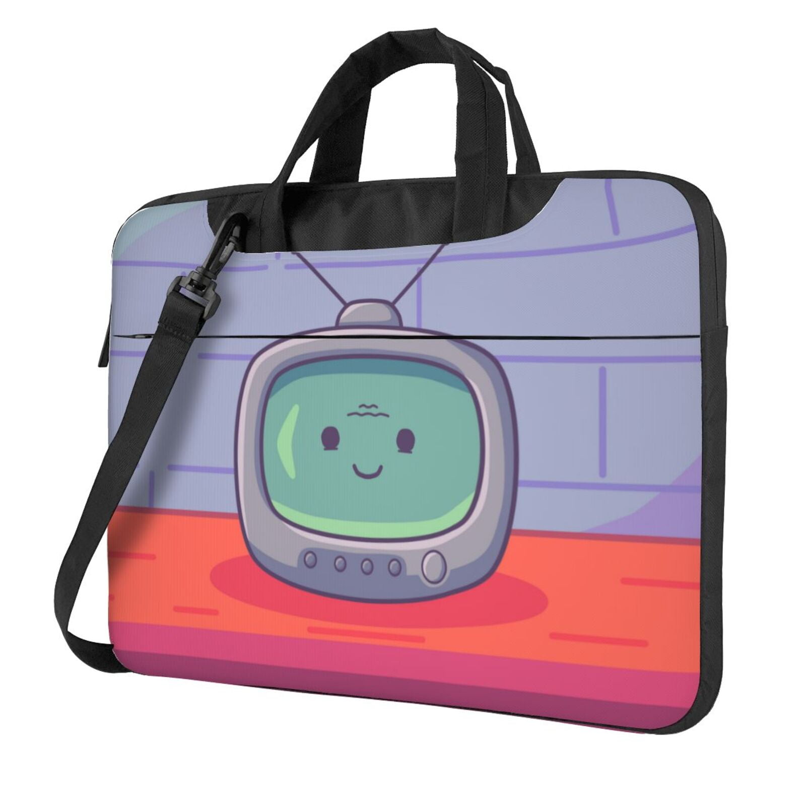 Cartoon Fun Tv Festival Laptop Bag, 14 inch Laptop or Tablet, Business ...