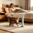 Cat Toys Automatic Butterfly Cat Toy with Suction Cup Base Interactive ...