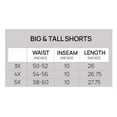 Real Essentials Men's Big & Tall Dry Fit Athletic Shorts for Gym ...