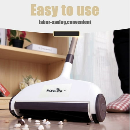 2 In 1 Bagless Cordless Carpet Sweeper Household Floor Sweep Cleaning ...