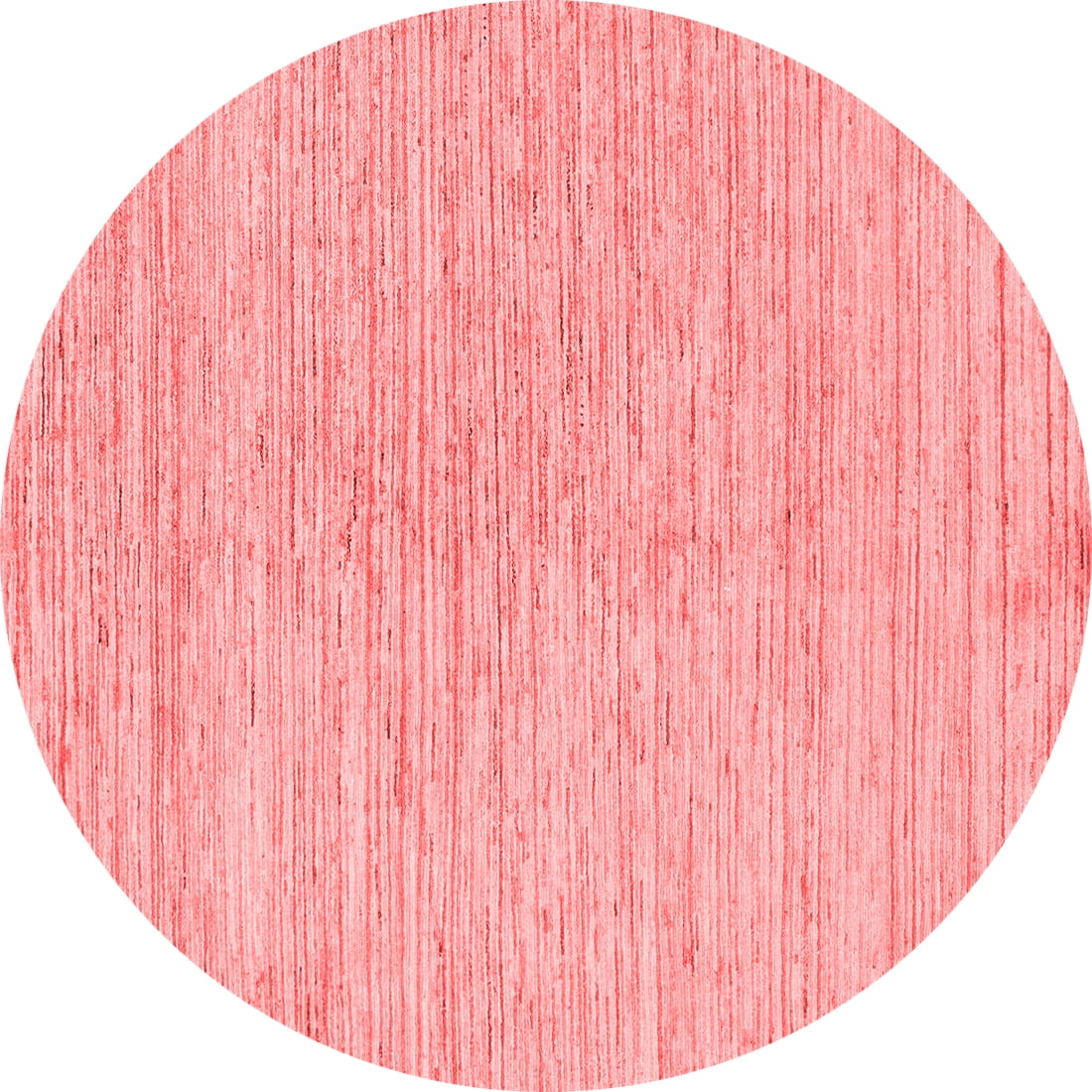 Ahgly Company Indoor Round Solid Red Modern Area Rugs, 8' Round ...