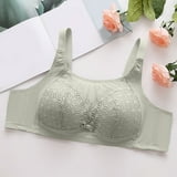 yievot Seamless Wirefree Bras for Women Mesh Comfortable Padded Back ...