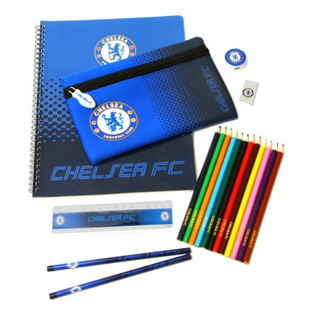 Chelsea - Ultimate Stationary Set (19 Pieces) Includes: 12 Colouring ...