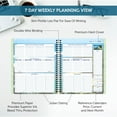 Planner Pad Spiral Bound 3-Tier Funnel Down 12 Month Organizer, July ...