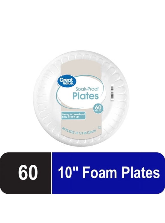 Foam Plates in Disposable Tableware - Walmart.com
