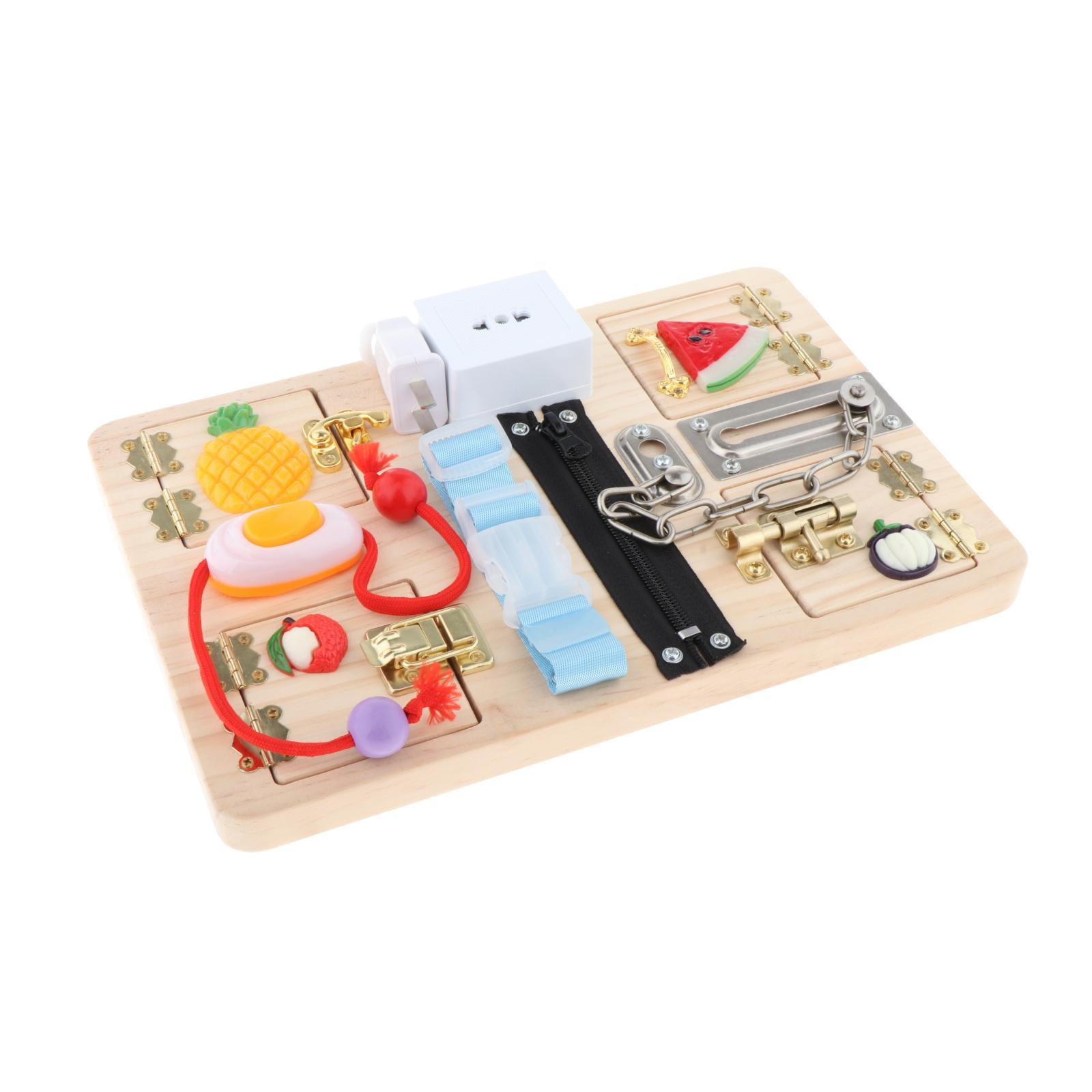 Click here for Lionlar Baby Portable Wooden Busy Board Montessori... prices