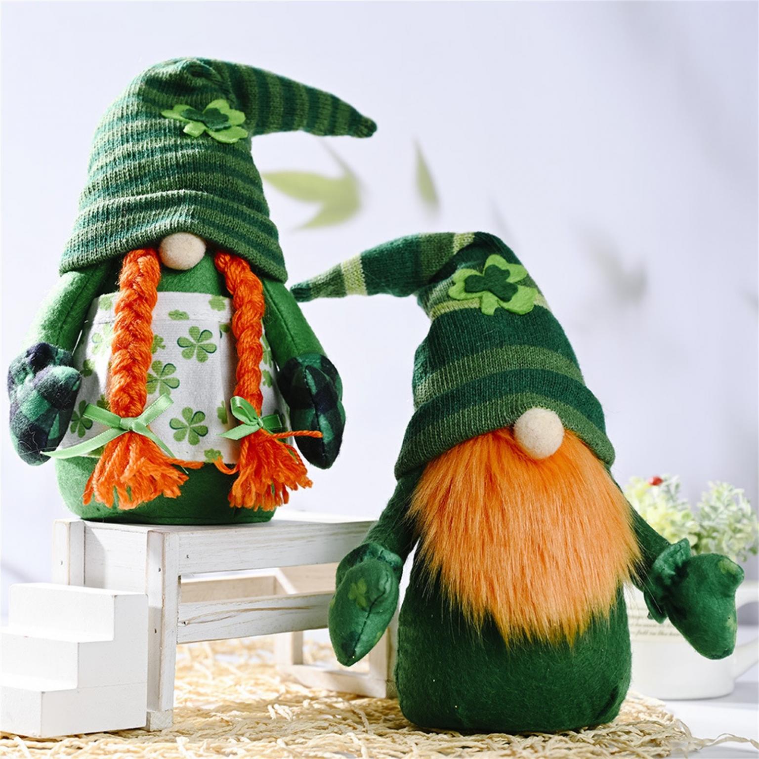 Toys Dolls Knitted gnome interior gnome winter gnome toy Saint Patrick's day gift Toys & Games ...