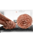Copper Sponge Copper Scraper Copper Sponge For Kitchen Kitchen Cleaning ...