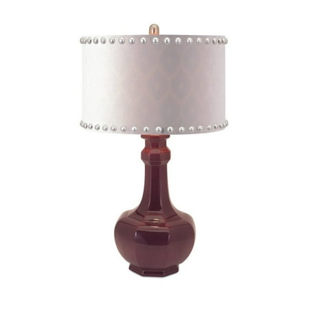 IMAX Corporation Essentials Irresistible Ceramic Table Lamp in Purple ...