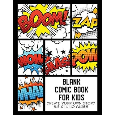 Create Your Own Comic Book: Draw Your Own Comics with 8.5x11in 60 page ...