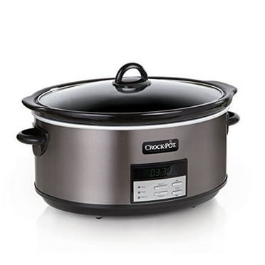 Elite Platinum 8.5-Quart Slow Cooker, Programmable & Stainless Steel ...
