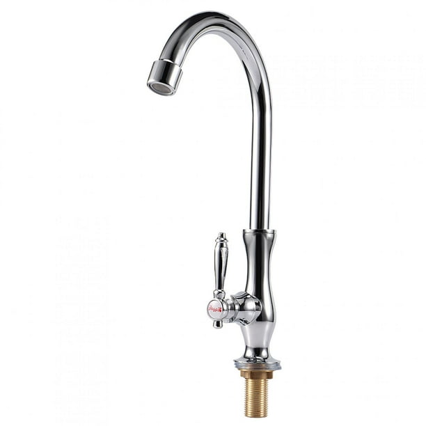 G1/2in Male Thread Silver Zinc Alloy Kitchen Faucet Basin Sink Water ...