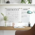 Martha Stewart Grayson Acrylic Wall Calendar and Notes Board Set with ...