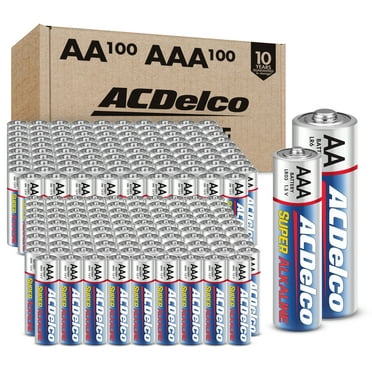 Great Value Alkaline AAA Batteries (100 Pack) - Walmart.com