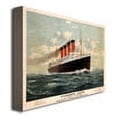 Trademark Art "Cunard Line, 1908" Canvas Wall Art by Fred Pansing ...